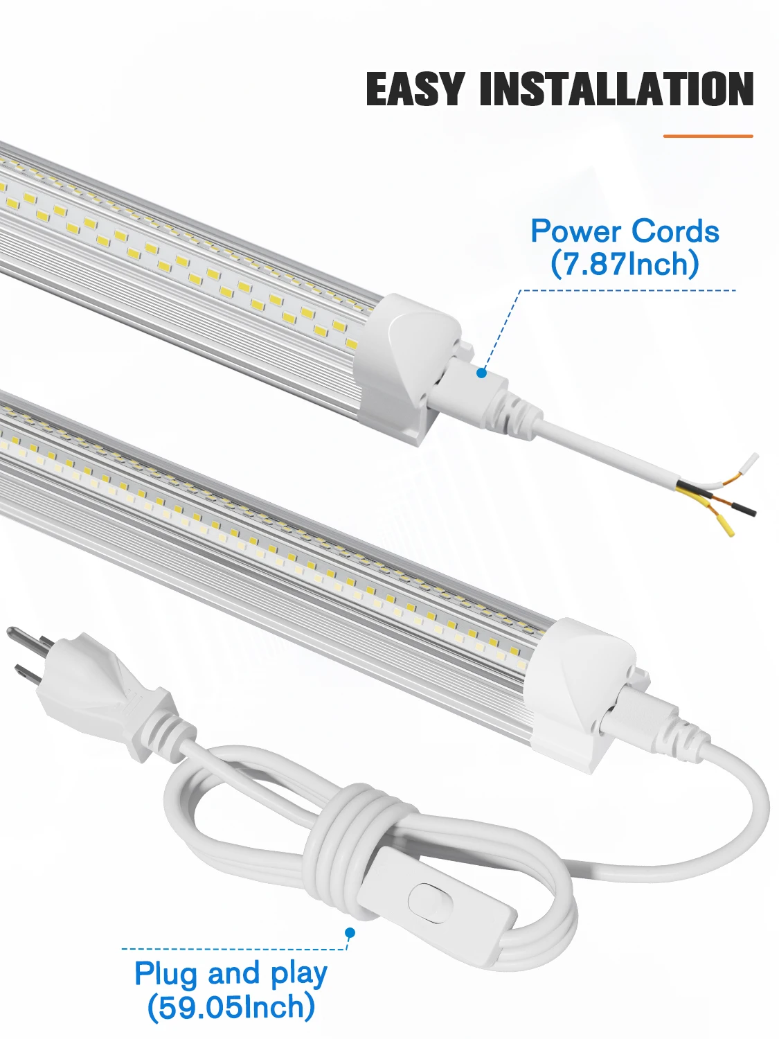 Integrated T8 LED Tube Light V-Shape AR-T8V-D–4FT-50 - LED Lighting ...